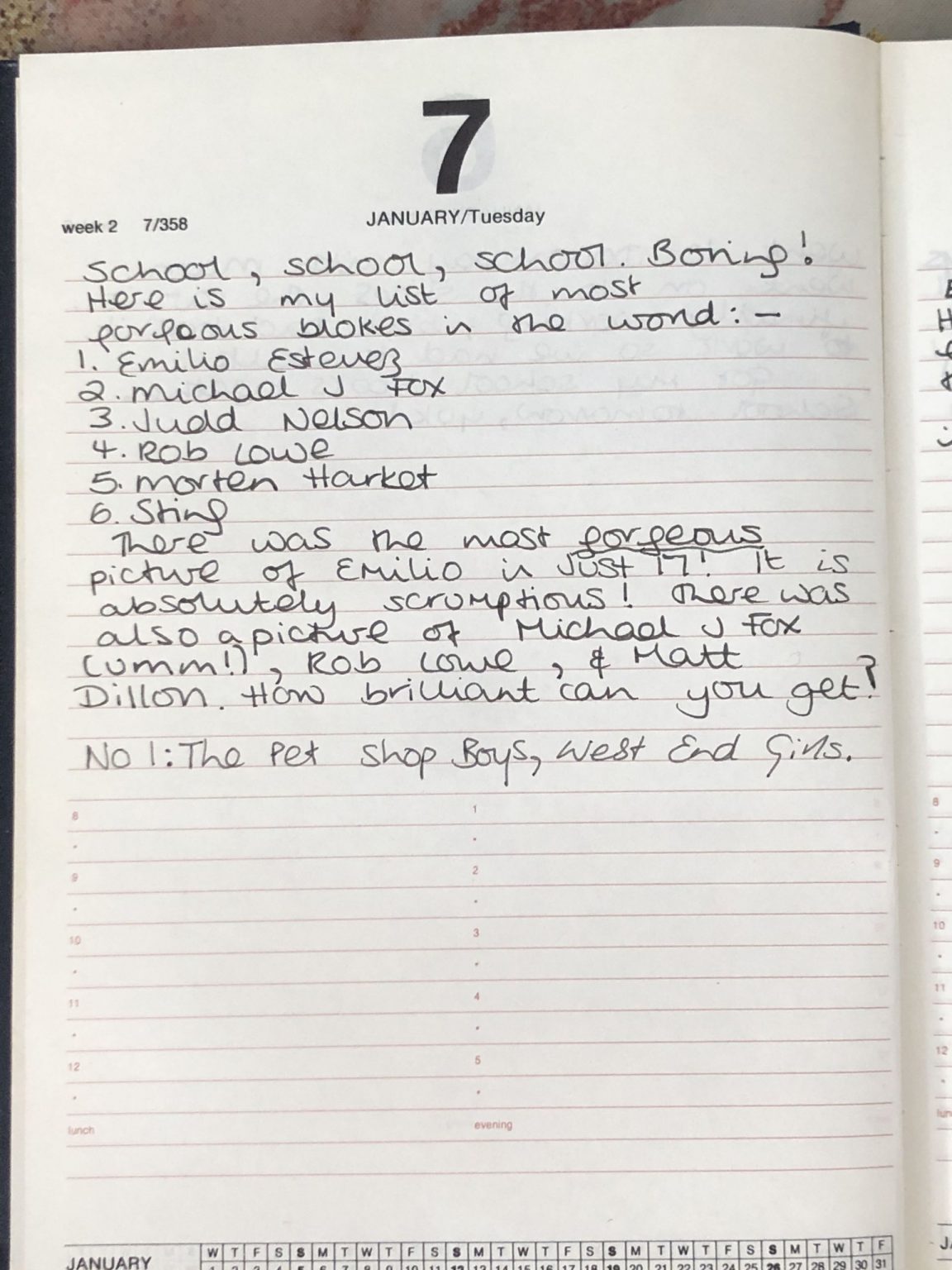 Extracts From My 1980s Teenage Diaries - Not Dressed As Lamb
