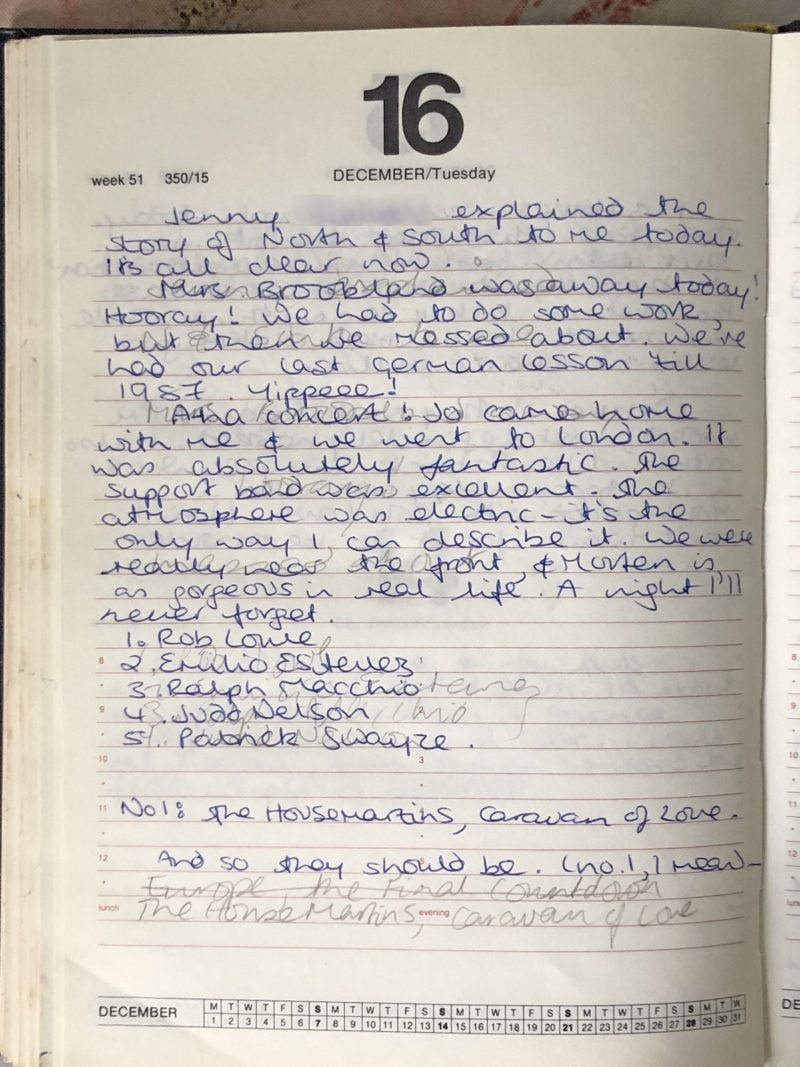 Extracts From My 1980s Teenage Diaries - Not Dressed As Lamb